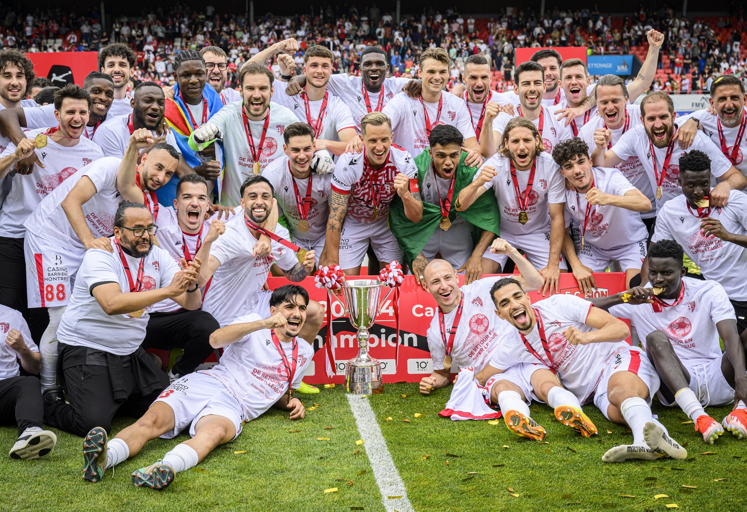 So feiert der FC Sion den Aufstieg in die Super League
