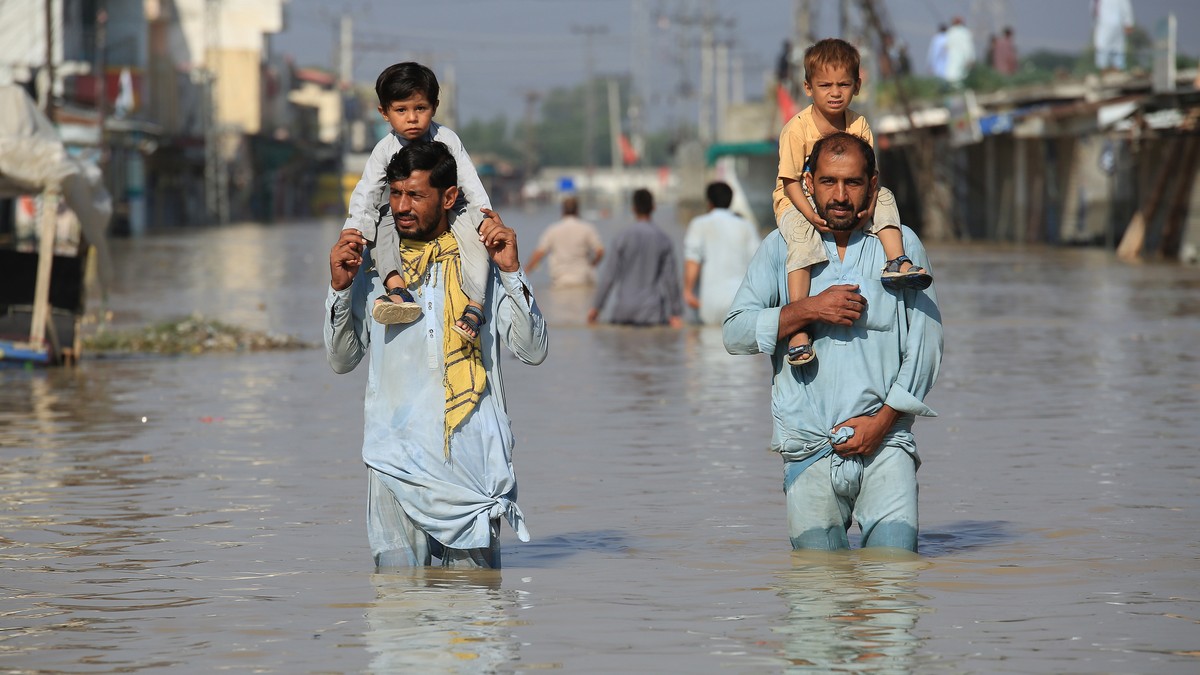 Die Überschwemmungs-Katastrophe in Pakistan – in 15 Bildern