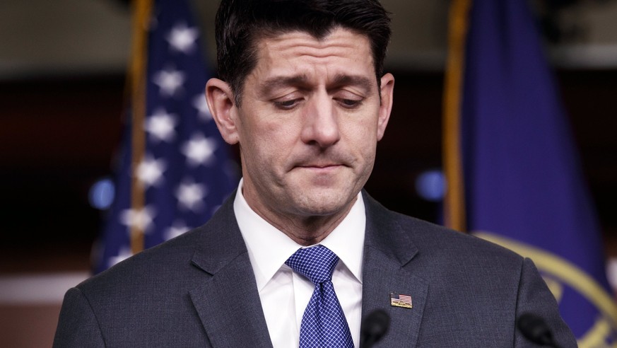 Der Republikaner Paul Ryan tritt nicht mehr zur Wiederwahl an.