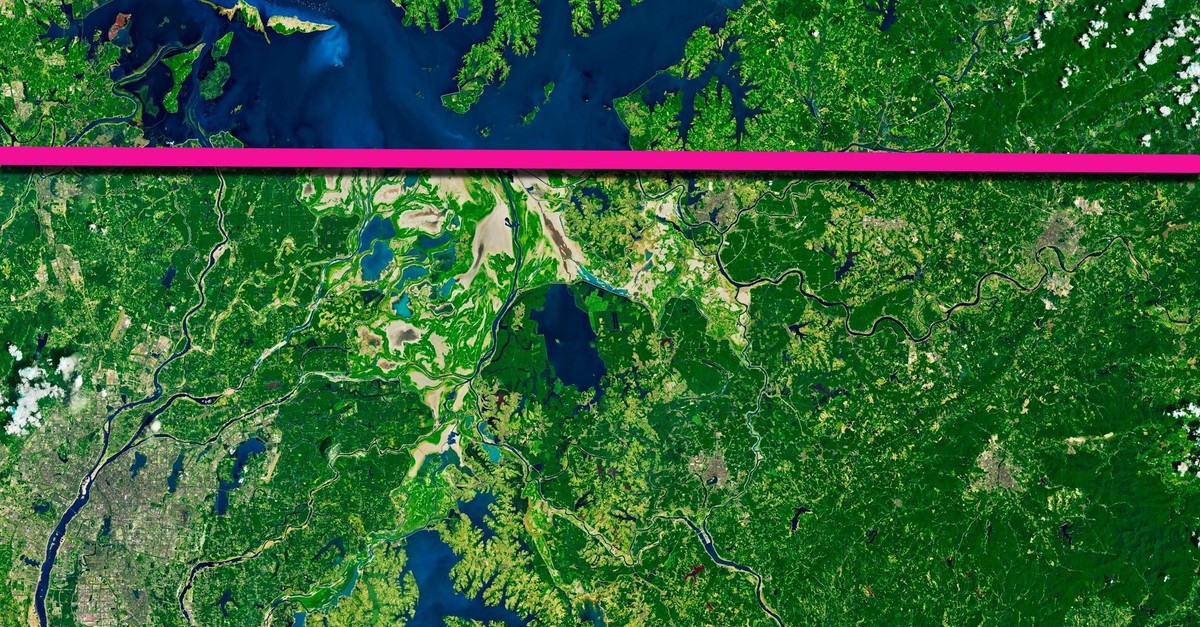 Satellitenbilder zeigen die weltweite Dürre im Vergleich