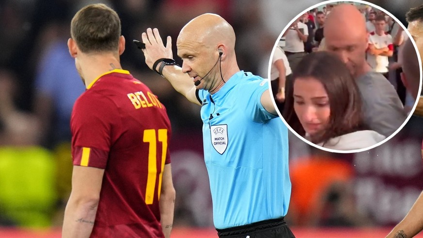 EL-Final: Roma-Fans greifen Schiri Anthony Taylor und Familie an