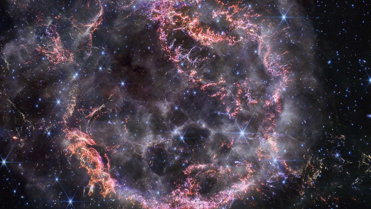 James-Webb-Teleskop zeigt neues Bild der Supernova Cassiopeia A