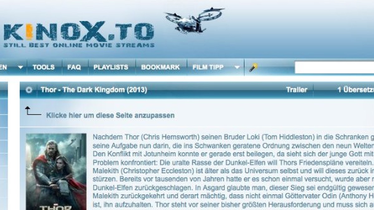 Grossrazzia gegen Kinox.to-Betreiber