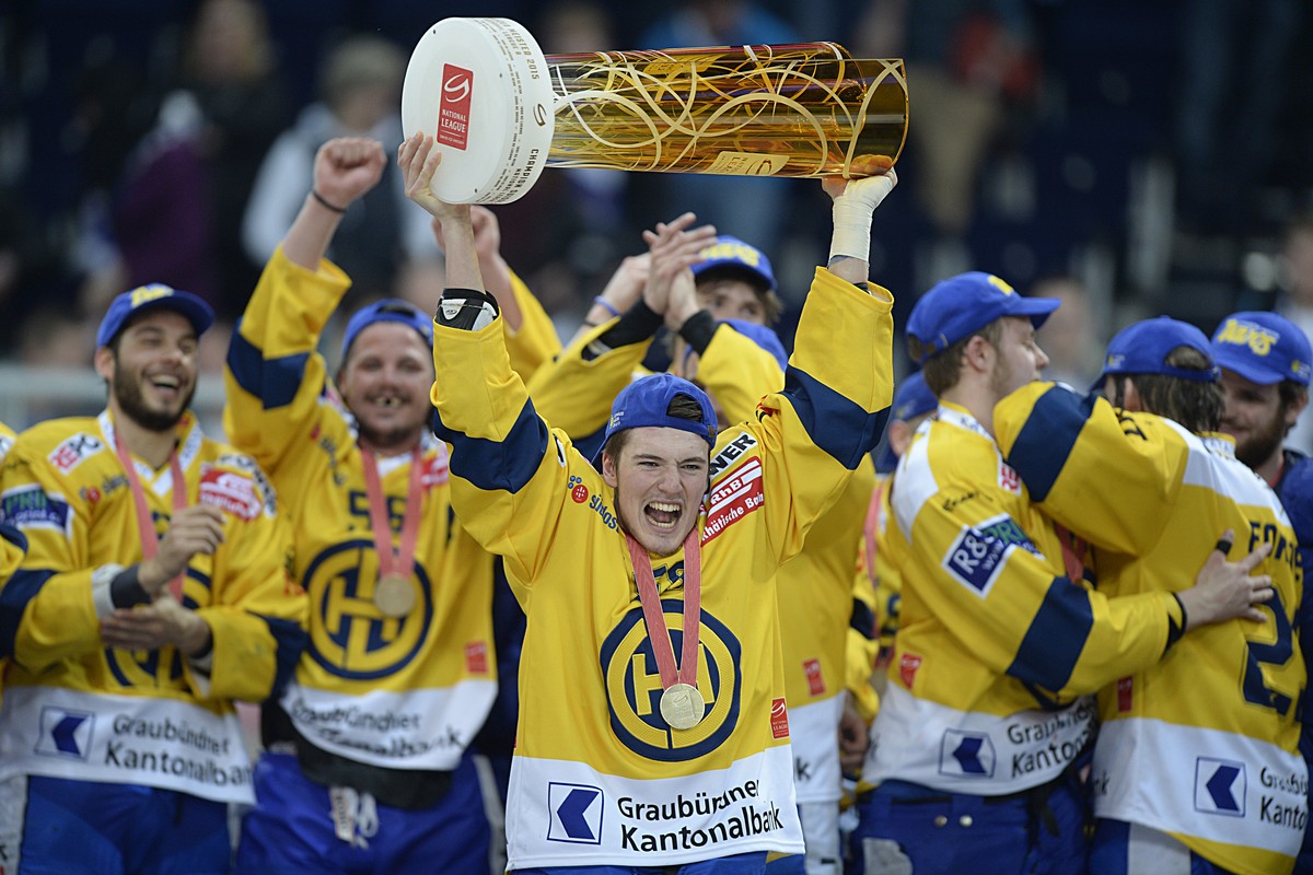 Paschoud macht mit dem Schuss ins leere Tor alles klar – Davos ist Schweizer Meister