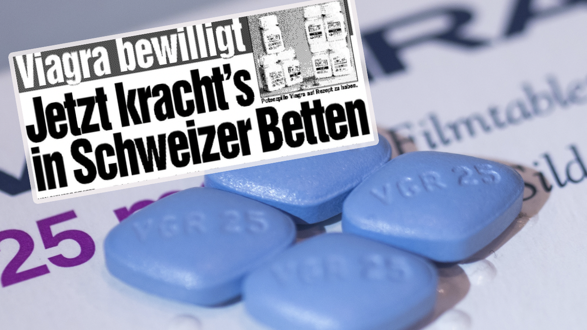 25 Jahre Viagra: Wie 1998 in der Schweiz über die Pille berichtet wurde
