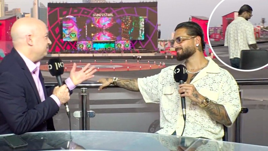 Eklat: Maluma verlässt Interview bei WM-Frage zu Menschenrechten