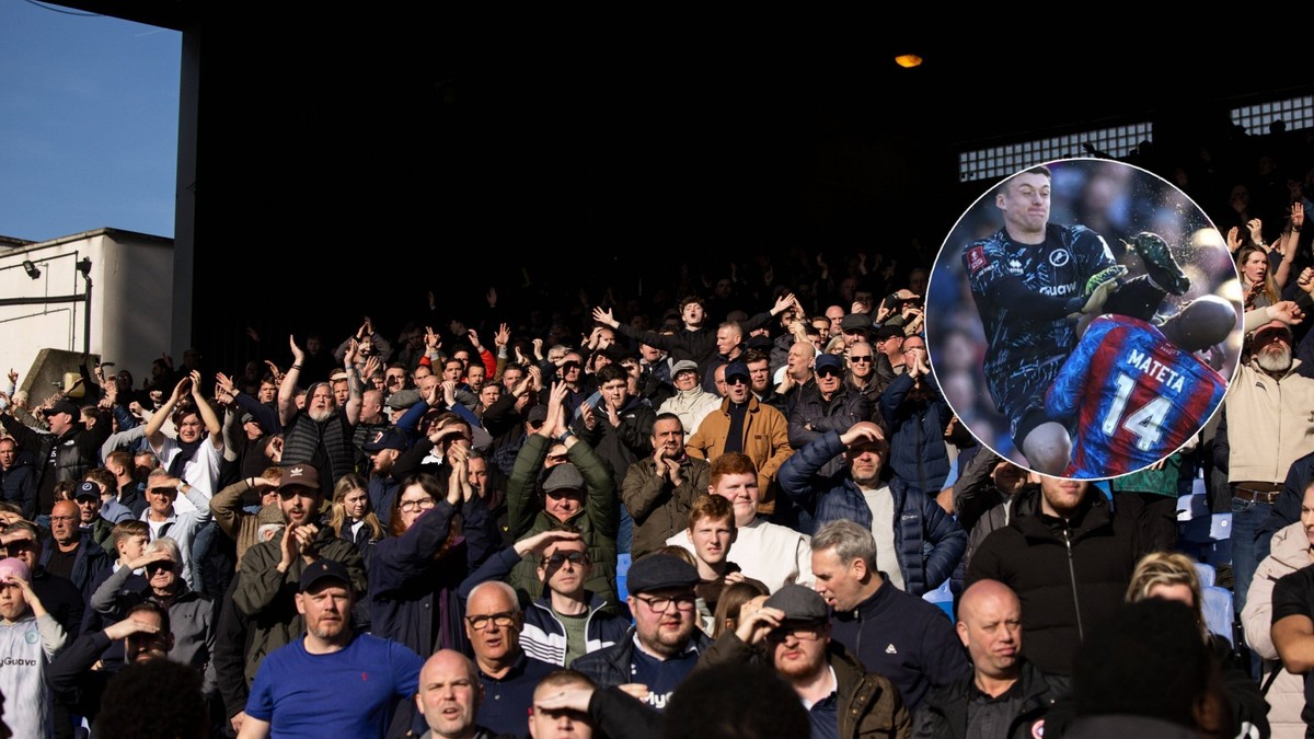 Fans von Millwall sorgen nach dem Foul an Mateta wieder für Aufsehen