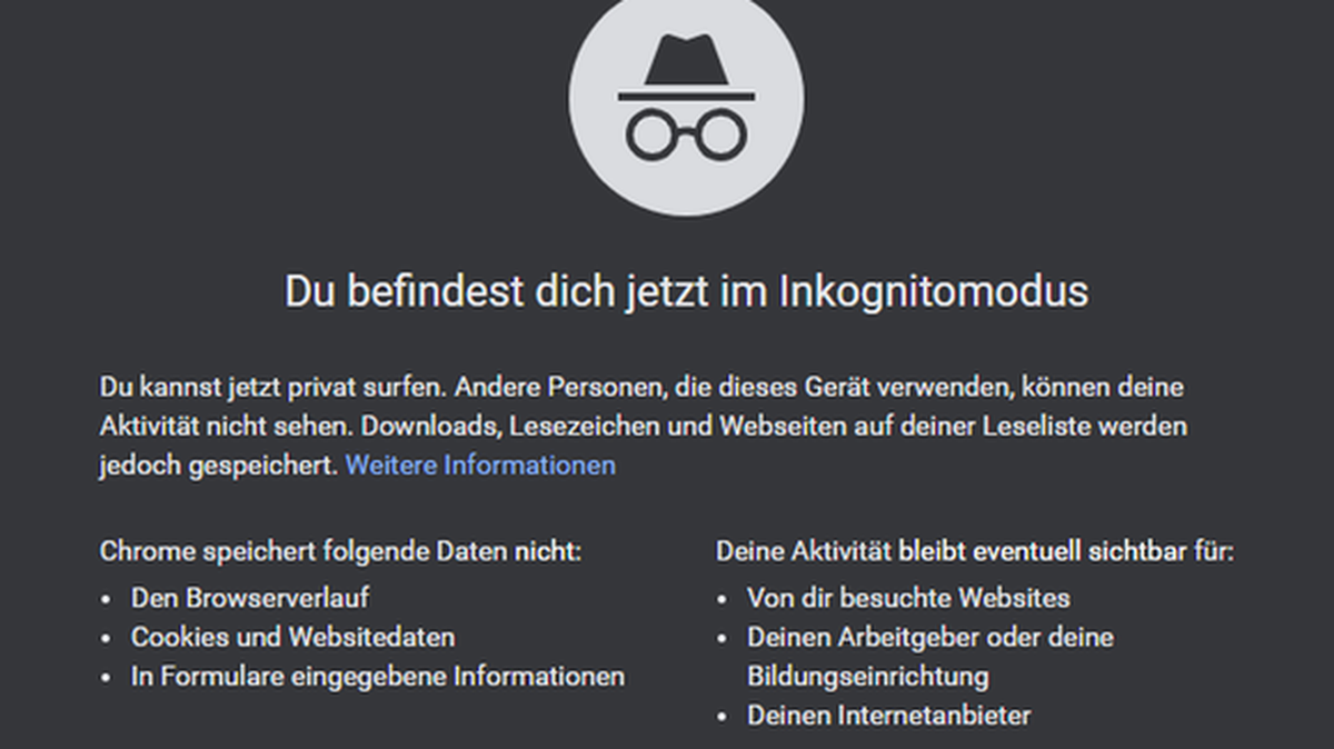 Inkognito-Modus bei Chrome: Selbst Google-Mitarbeiter machen sich lustig