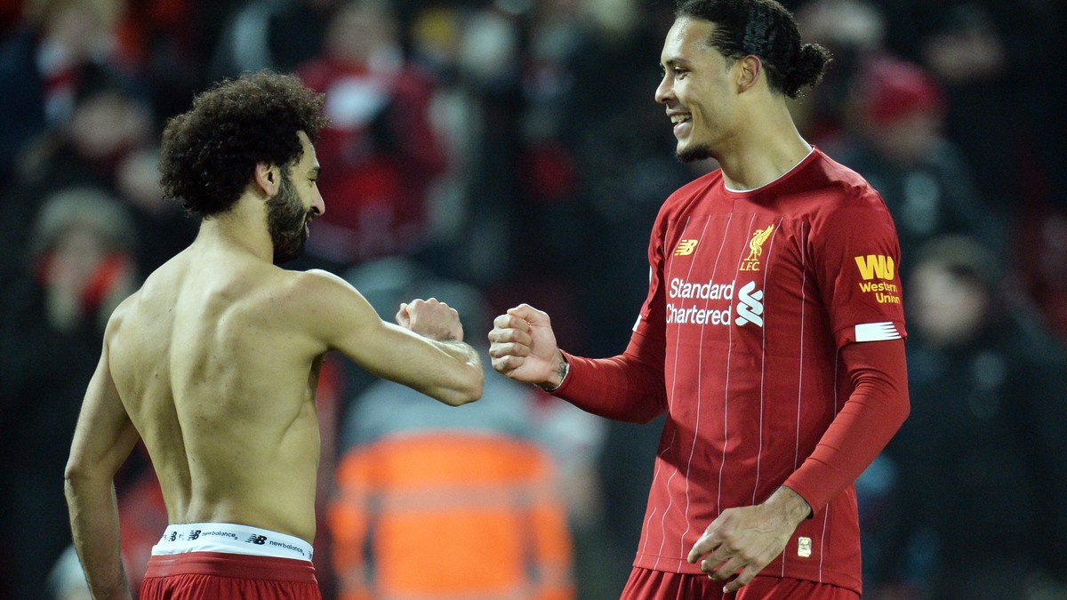 Van Dijk Und Salah Schiessen Liverpool Zum Sieg Gegen Manchester United