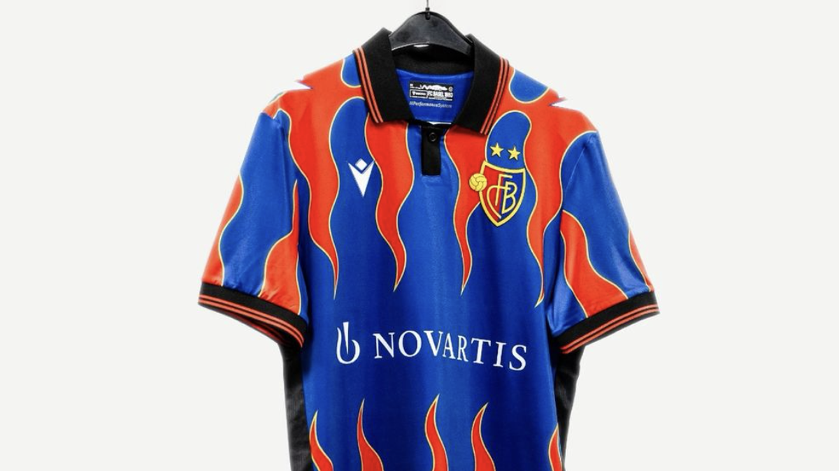 Der FC Basel präsentiert neues Flammen-Trikot – das Design geht viral
