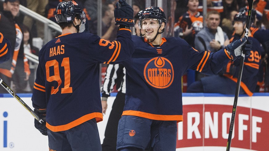 NHL: Haas trifft und siegt mit seinen Oilers gegen die Devils
