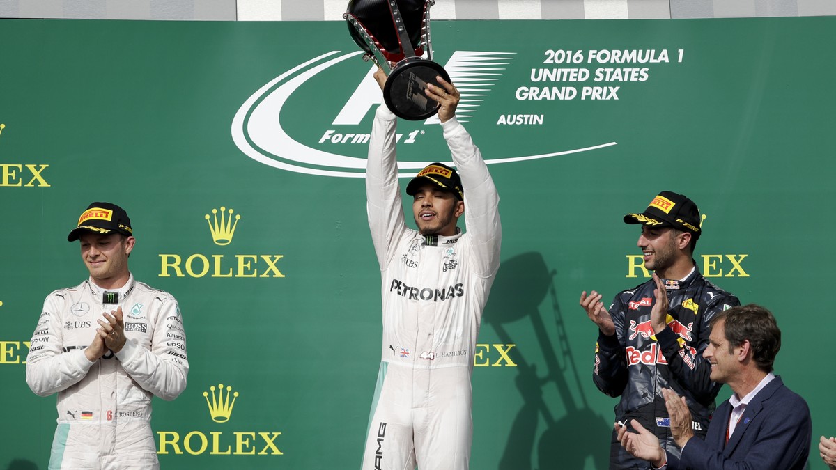 Lewis Hamilton feiert in Austin seinen 50. GP-Sieg