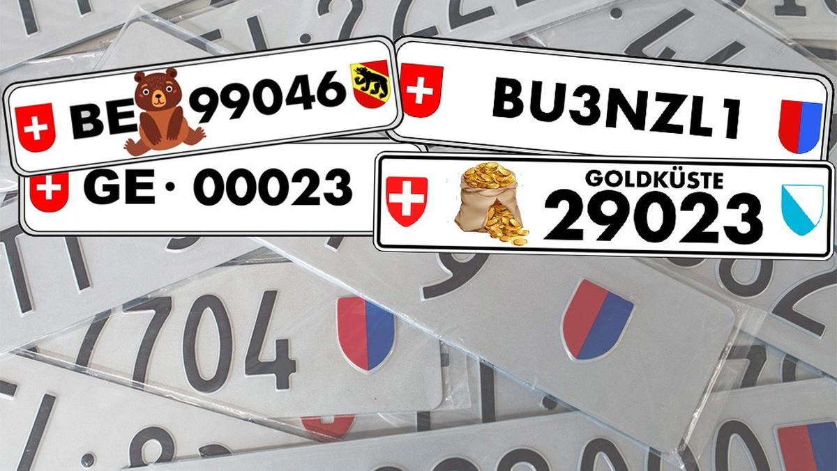 Autonummern Schweiz: So sollen die neuen Nummernschilder aussehen