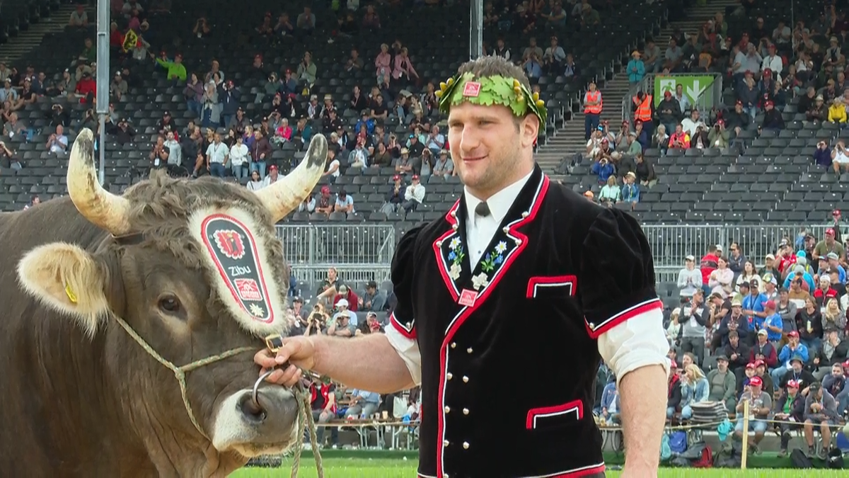 Armon Orlik im Interview nach seinem ESAF-Triumph in Mollis