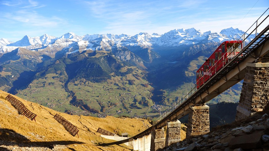 7 spektakuläre Bergbahnen in der Schweiz, die du mal fahren solltest