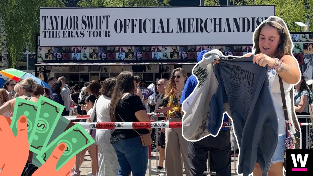 Taylor-Swift-Fans am Merchandise-Stand in Zürich: Das haben sie gezahlt