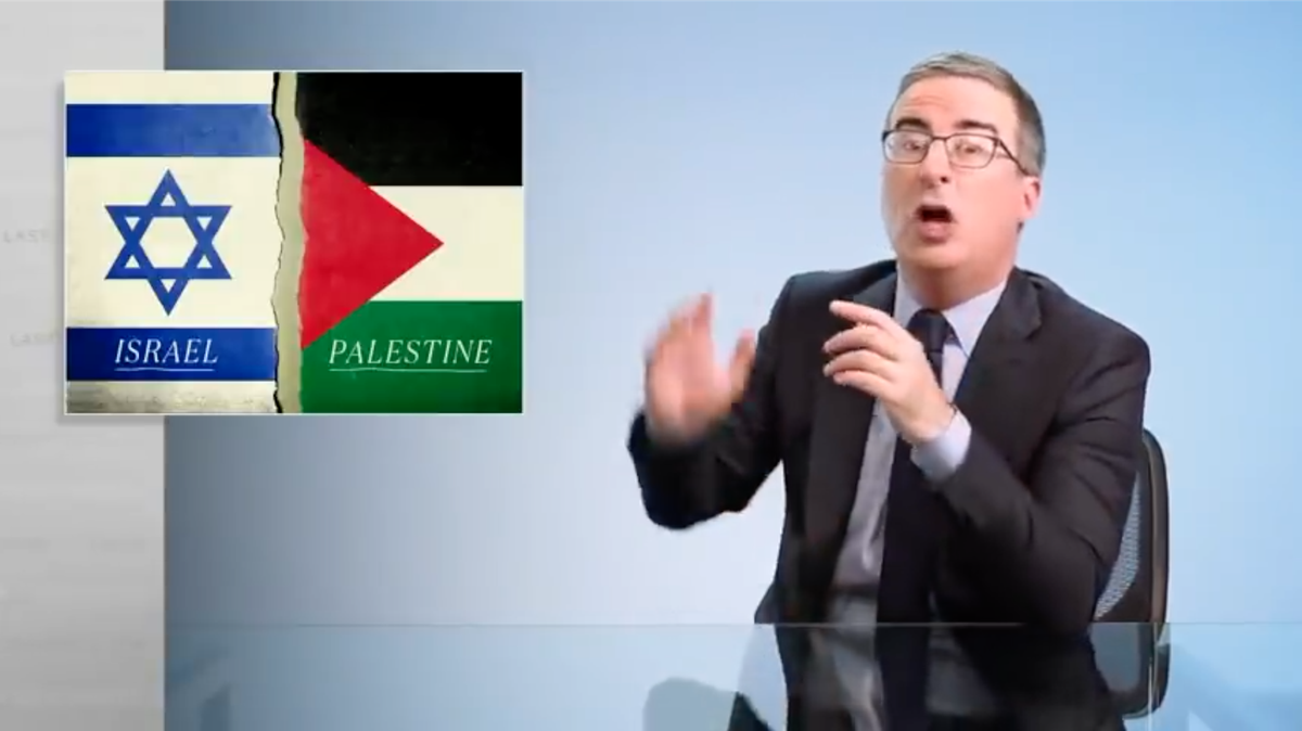 Beim Israel-Palästina-Konflikt kochen bei John Oliver die Emotionen über