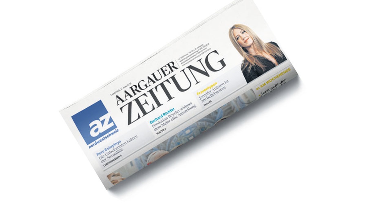 «Aargauer Zeitung» erstmals in neuer Gestaltung erschienen