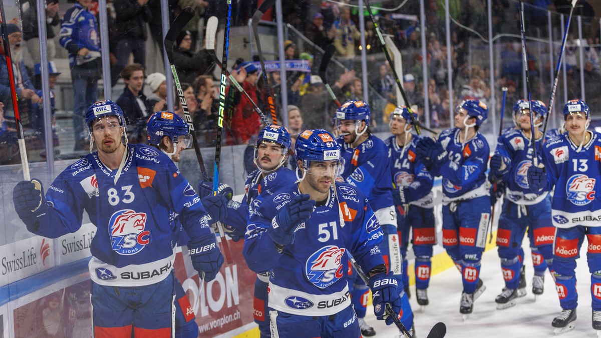 National League: Die ZSC Lions schlagen den EV Zug mit 3:2 National League: Die ZSC Lions schlagen den EV Zug mit 3:2