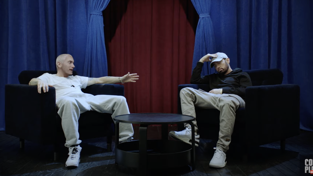 Eminem zerlegt Slim Shady – im KI-generierten Interview