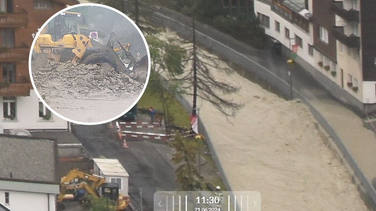 Überschwemmungen in Zermatt: Videos zeigen das Ausmass