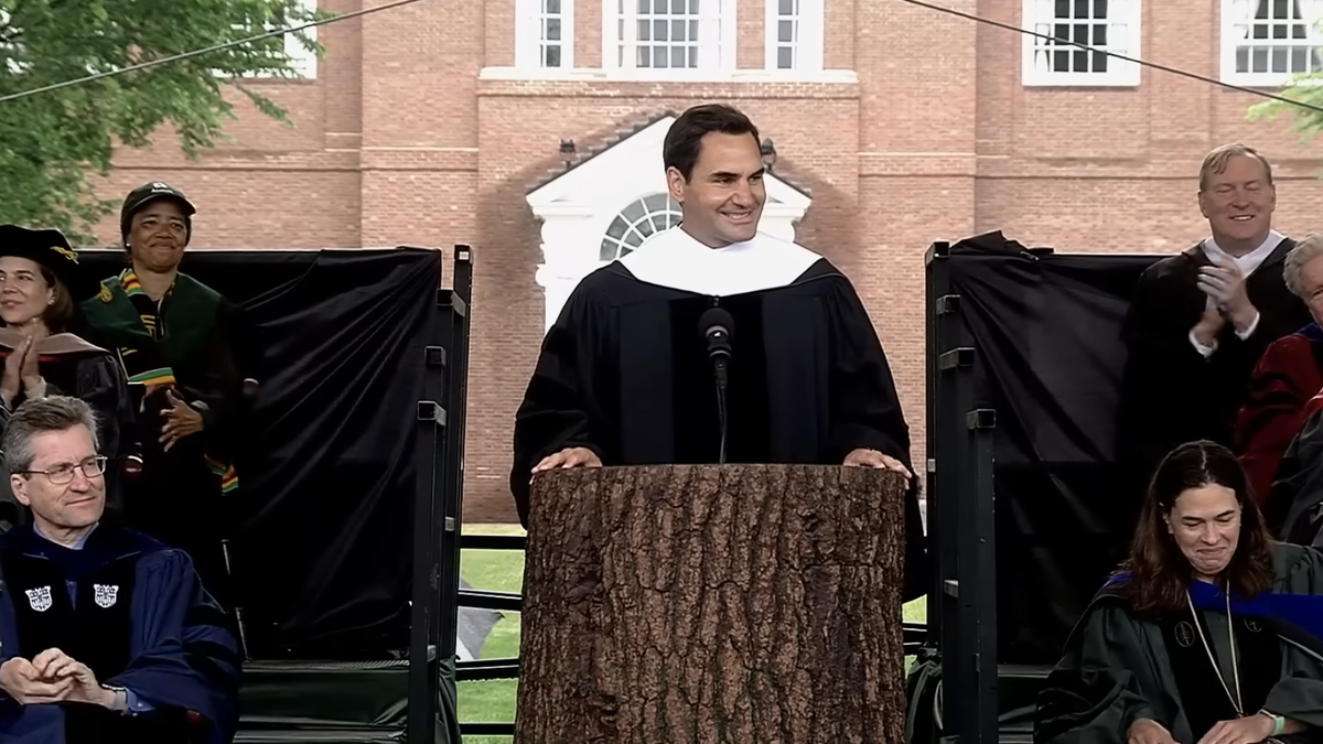 Roger Federer begeistert mit seiner Rede am Dartmouth-College