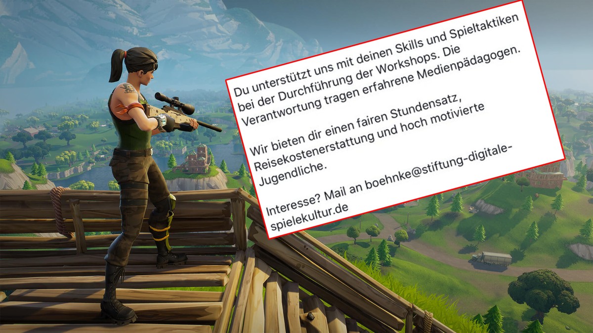 Fortnite-Trainer werden?! Auf dieses Job-Inserat hast du dein ganzes ...