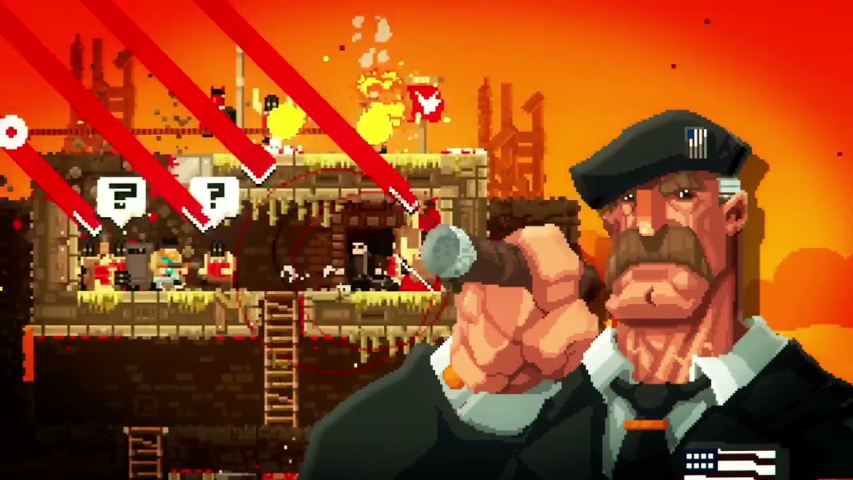 Rambro, Indiana Brones und Brobocop – das Pixel-Action-Game «Broforce ...