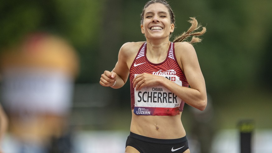Chiara Scherrer läuft Schweizer Rekord über 3000m Steeple