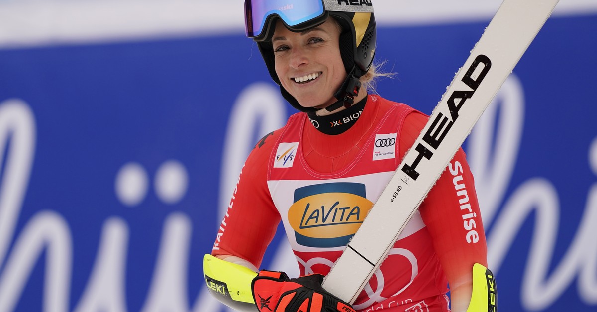 Lara Gut-Behrami gewinnt im Garmisch Super-G erstmals in diesem Winter