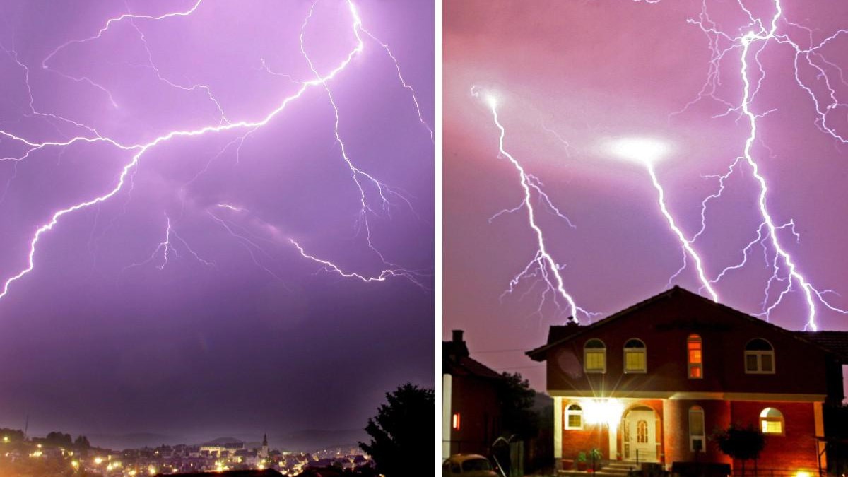 Gewitter mit Blitz, Donner und Hagel: 36 crazy Bilder von Blitzen