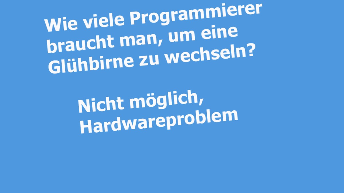 17 Witze, die nicht nur Informatiker verstehen