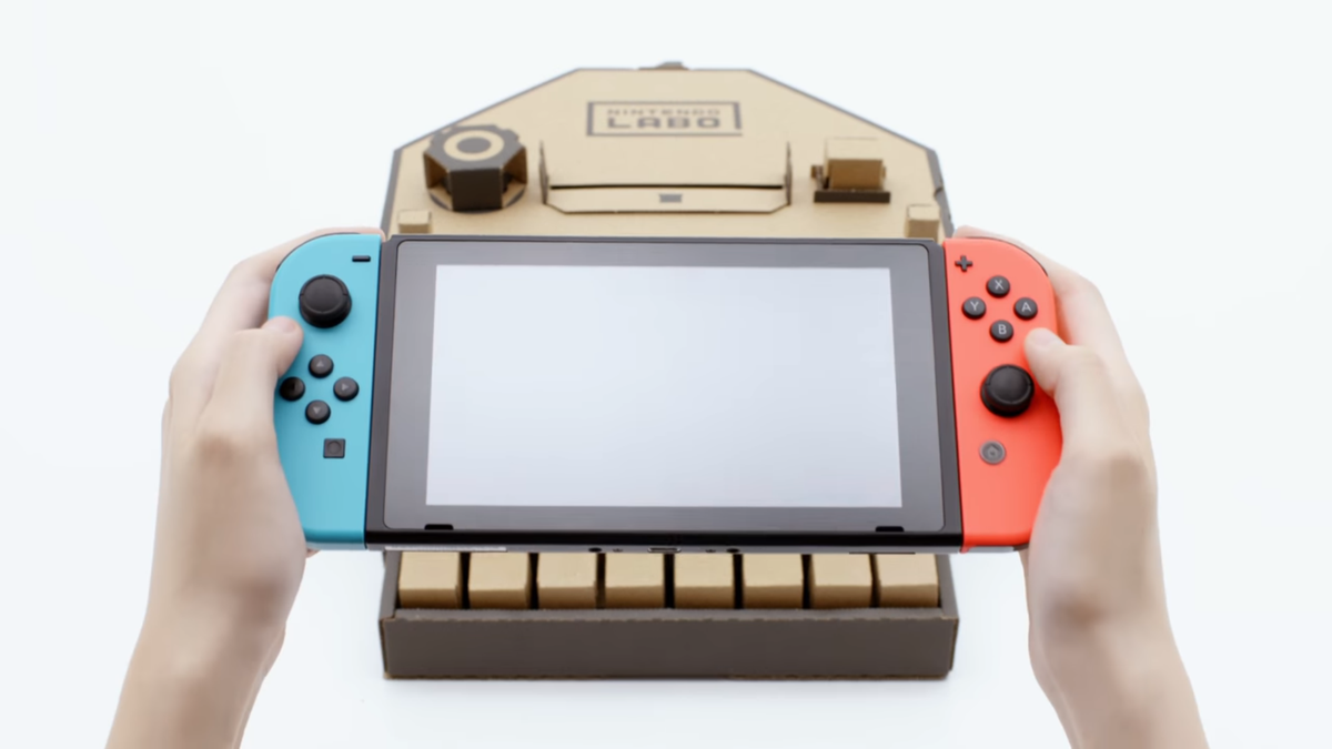 «Nintendo Labo» sind Bastelbögen aus Karton für die Nintendo Switch