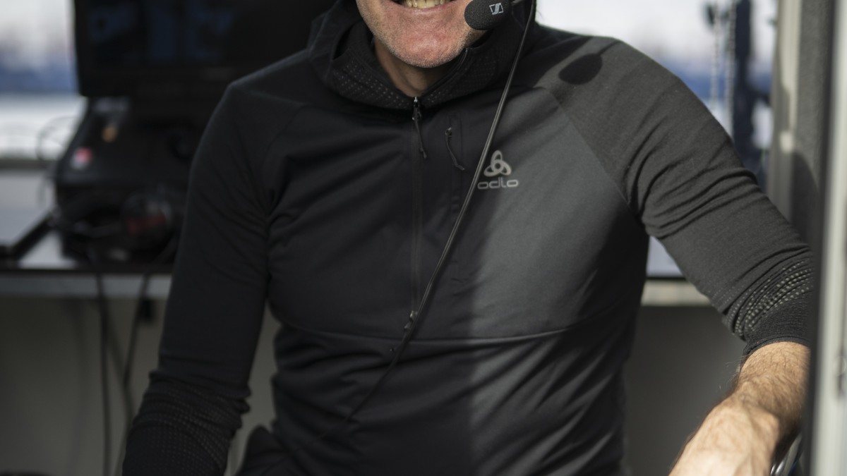 Matthias Simmen ist die populäre Stimme des Biathlons in der Schweiz