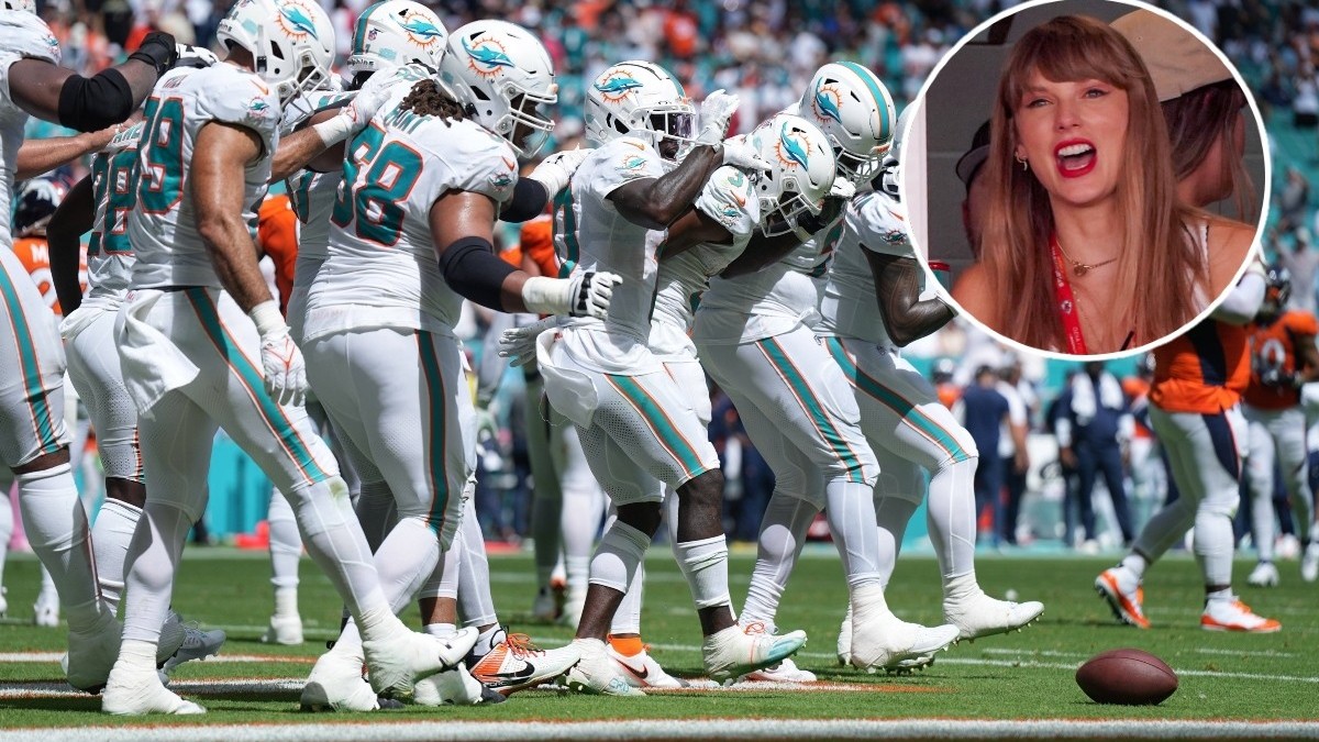 NFL: Die grosse Show der Miami Dolphins, Taylor Swift und Travis Kelce