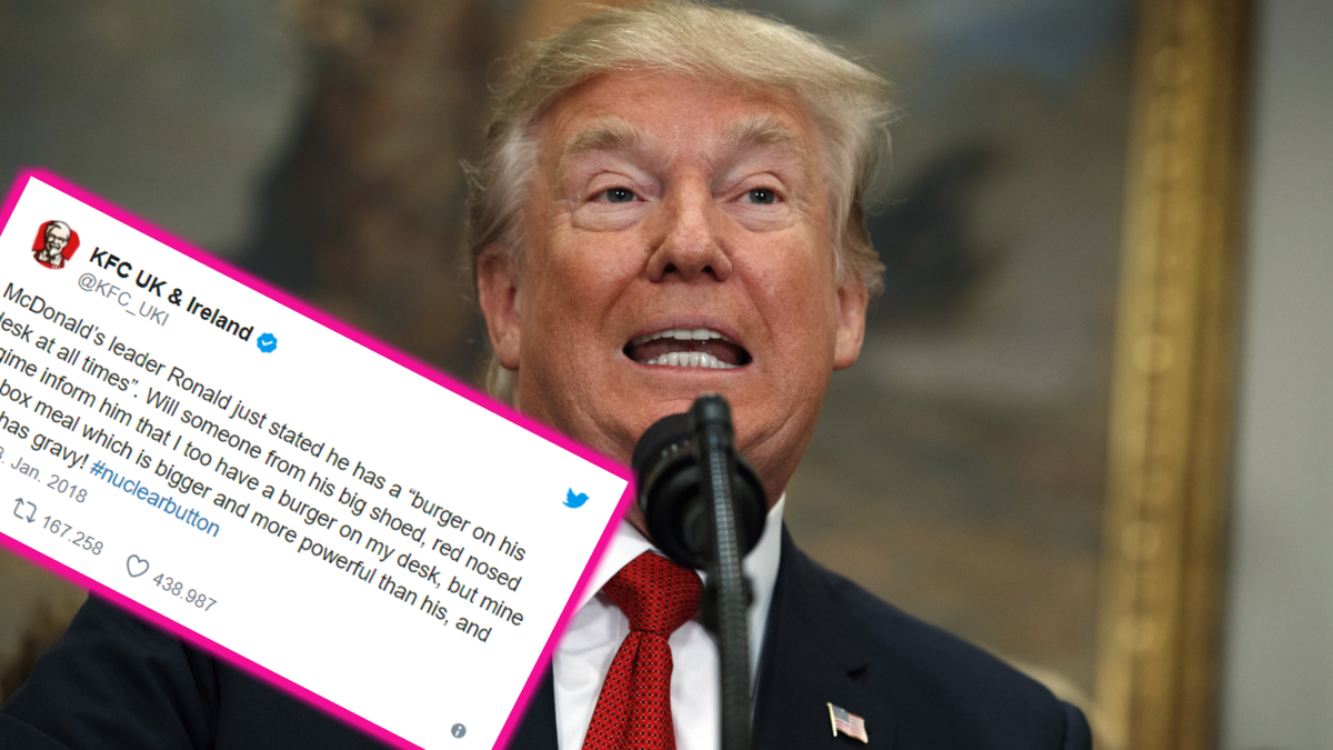 KFC hat sich gerade über Trump lustig gemacht – aber so richtig
