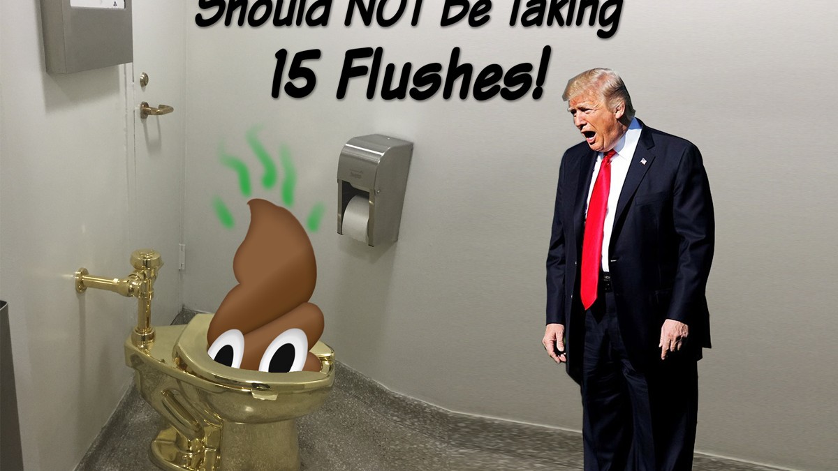 Toiletgate im Weissen Haus: Wegen Trumps Klo-Tirade lacht das Internet ...