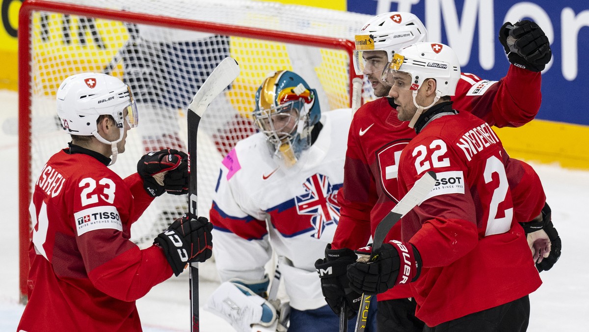 Eishockey-WM: Die Schweiz feiert gegen Grossbritannien den 4. Sieg