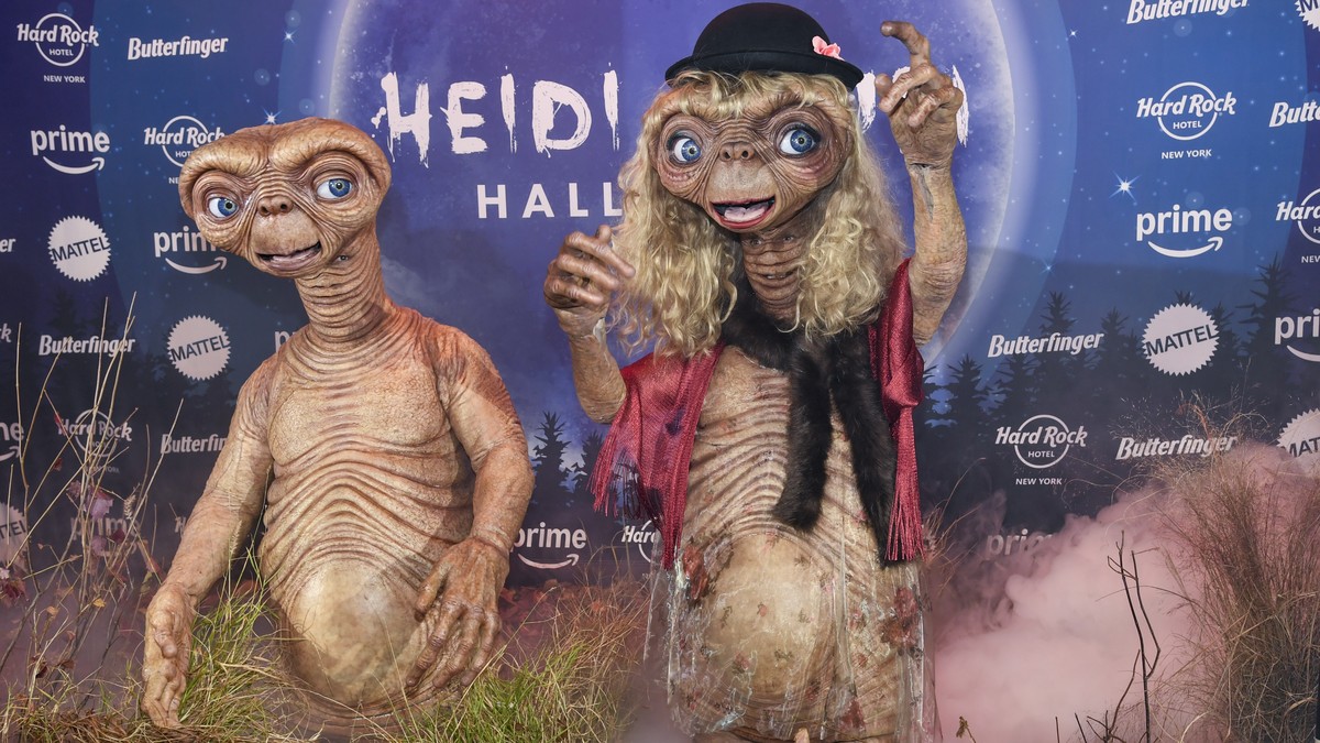 Heidi Klum ist dieses Halloween der Ausserirdische E.T. – die besten Bilder