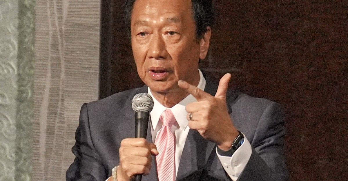 Terry Gou: Foxconn-Chef sagt Präsidentschaftskandidatur in Taiwan ab