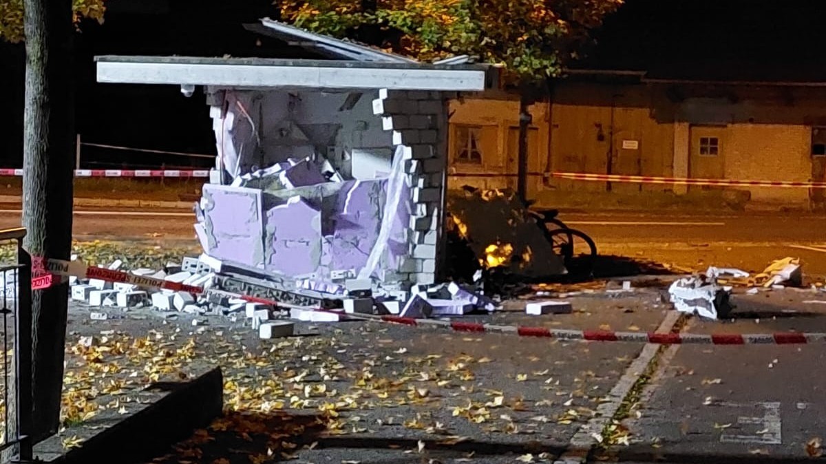 Unbekannte sprengen Bancomaten in Egliswil AG