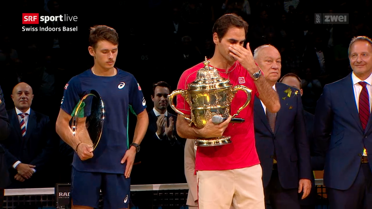 Roger Federer nach 10. Turniersieg in Basel: «Das ist sehr speziell»