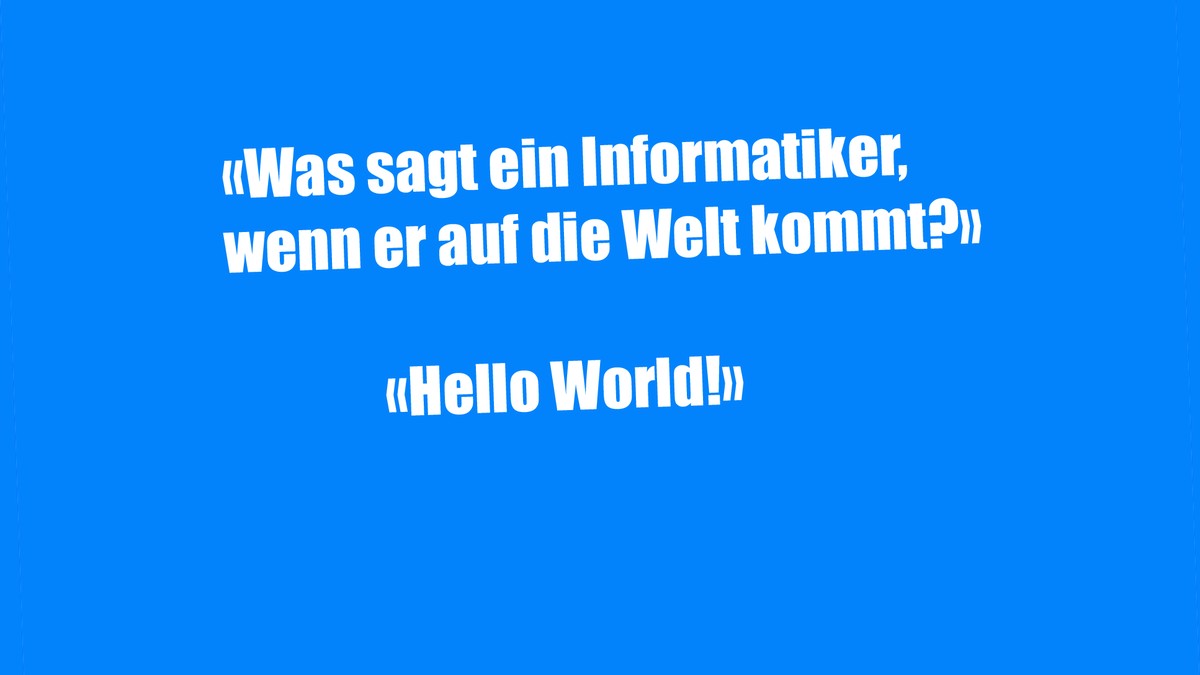 10 Witze, die nicht nur Informatiker verstehen