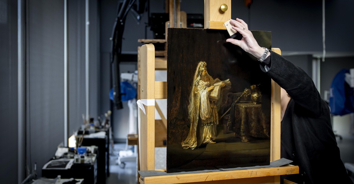 Die Vision des Zacharias im Tempel: Rijksmuseum entdeckt Rembrandt-Bild