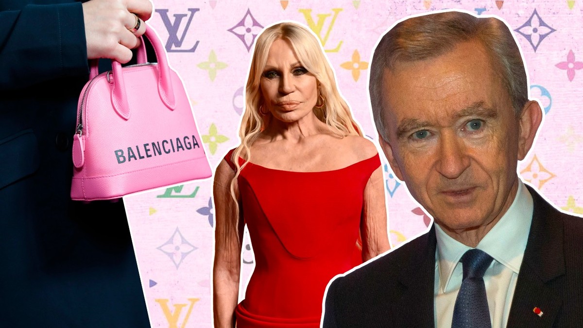 Donatella Versace und LVMH-CEO Bernard Arnault gehen verschiedene Wege