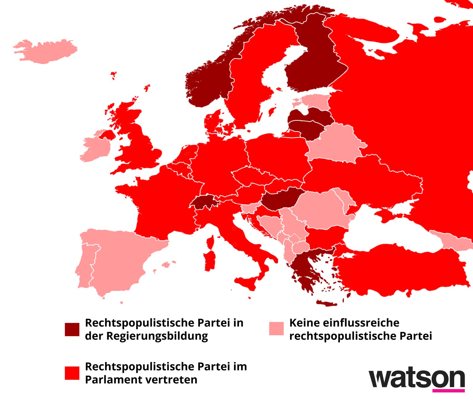 Hier Sitzen Die Rechtspopulisten Europas